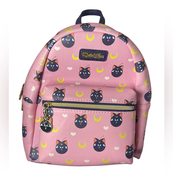 Loungefly | Bags | Loungefly Sailor Moon Mini Backpack Luna Cat ...